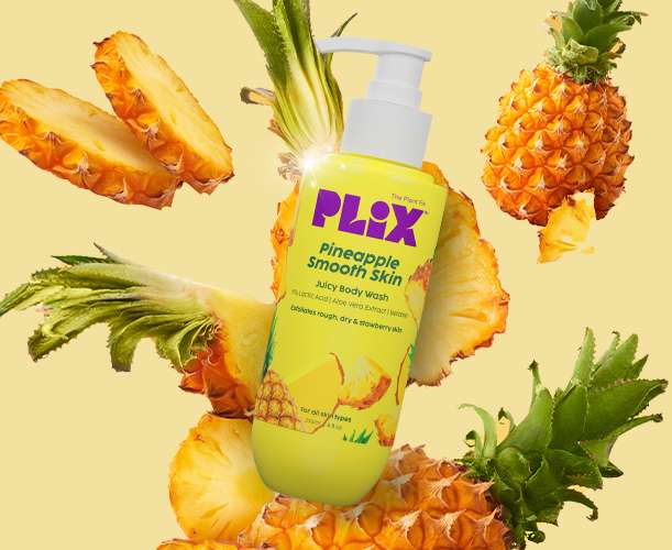 Buy Pineapple 5% Lactic Acid Body Wash for Smooth skin | Plix