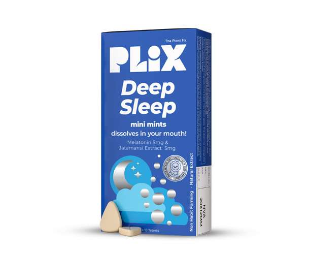 Buy Plix Deep Sleep Melatonin Tablets for Quality & Restful Sleep