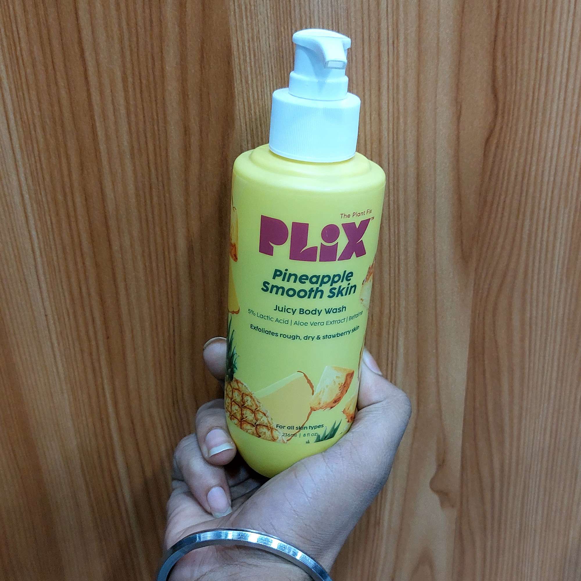 Buy Pineapple 5% Lactic Acid Body Wash for Smooth skin | Plix