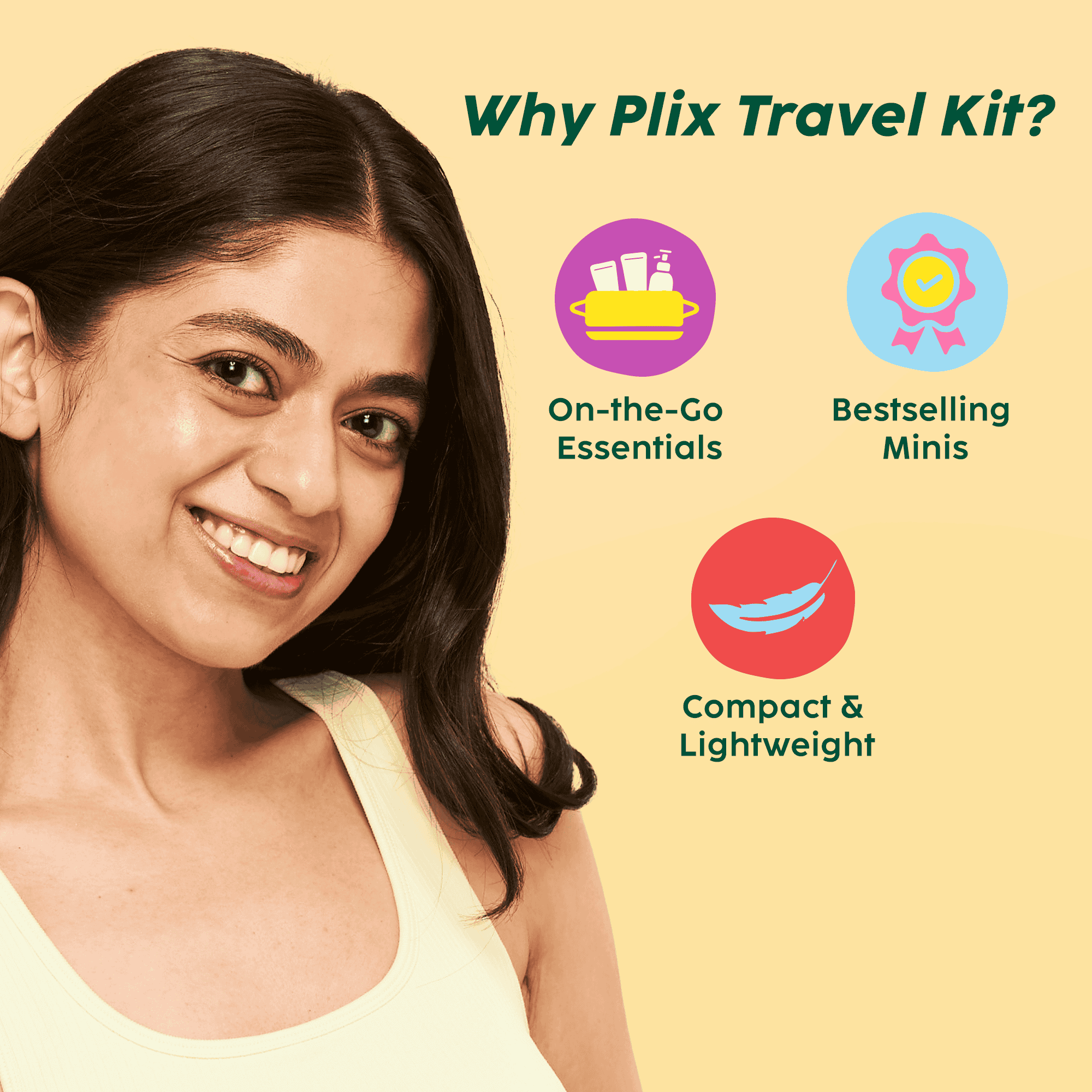 Plix Travel Kit - Set of 5 Skincare Essentials