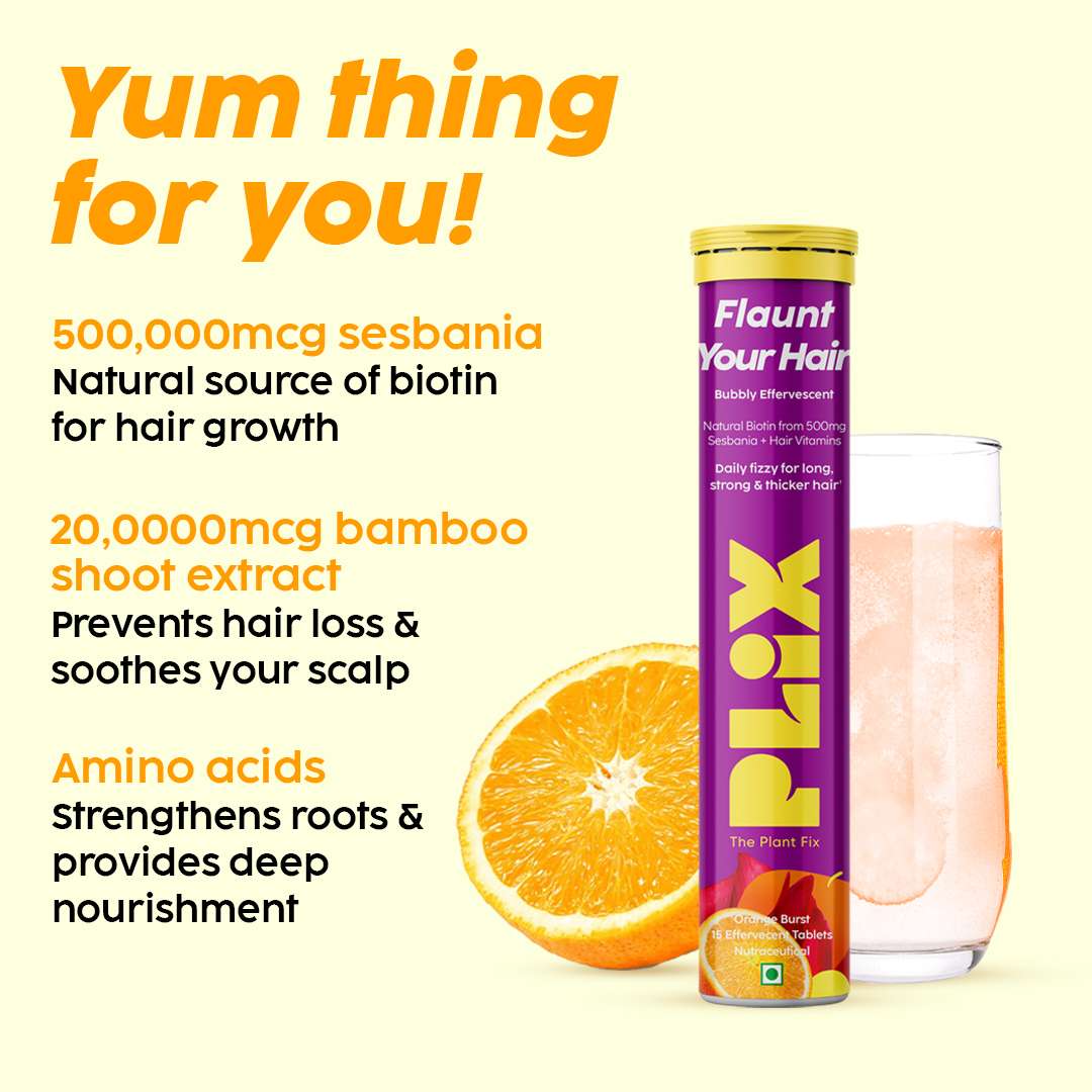 Flaunt Your Hair with Plix Natural Biotin Tablets For Healthy Hair