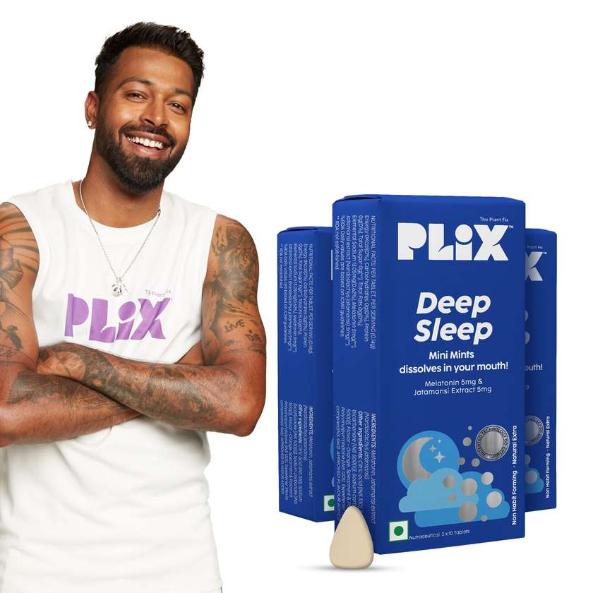 Buy Plix Deep Sleep Melatonin Tablets for Quality & Restful Sleep