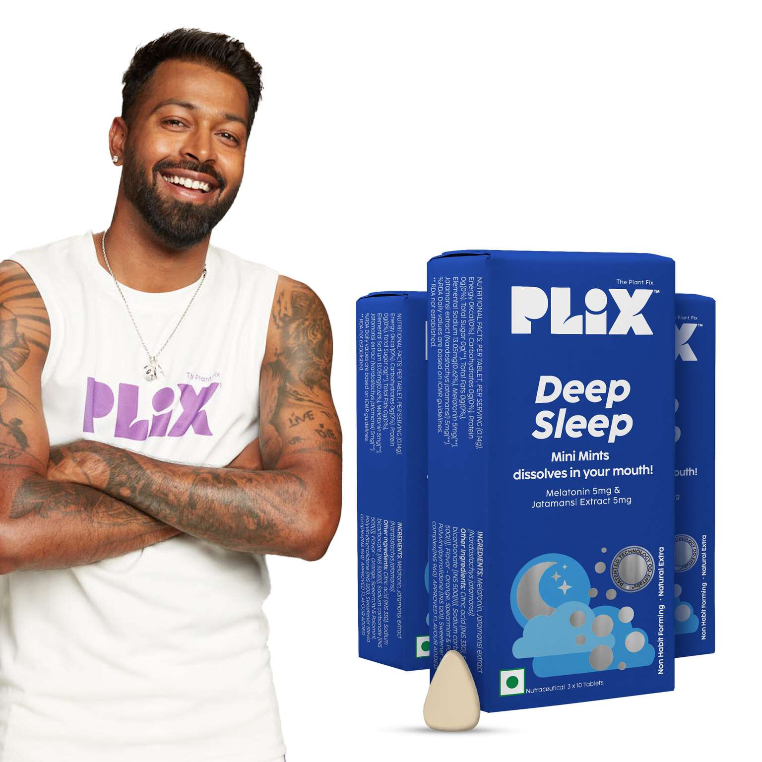 Buy Plix Deep Sleep Melatonin Tablets for Quality & Restful Sleep