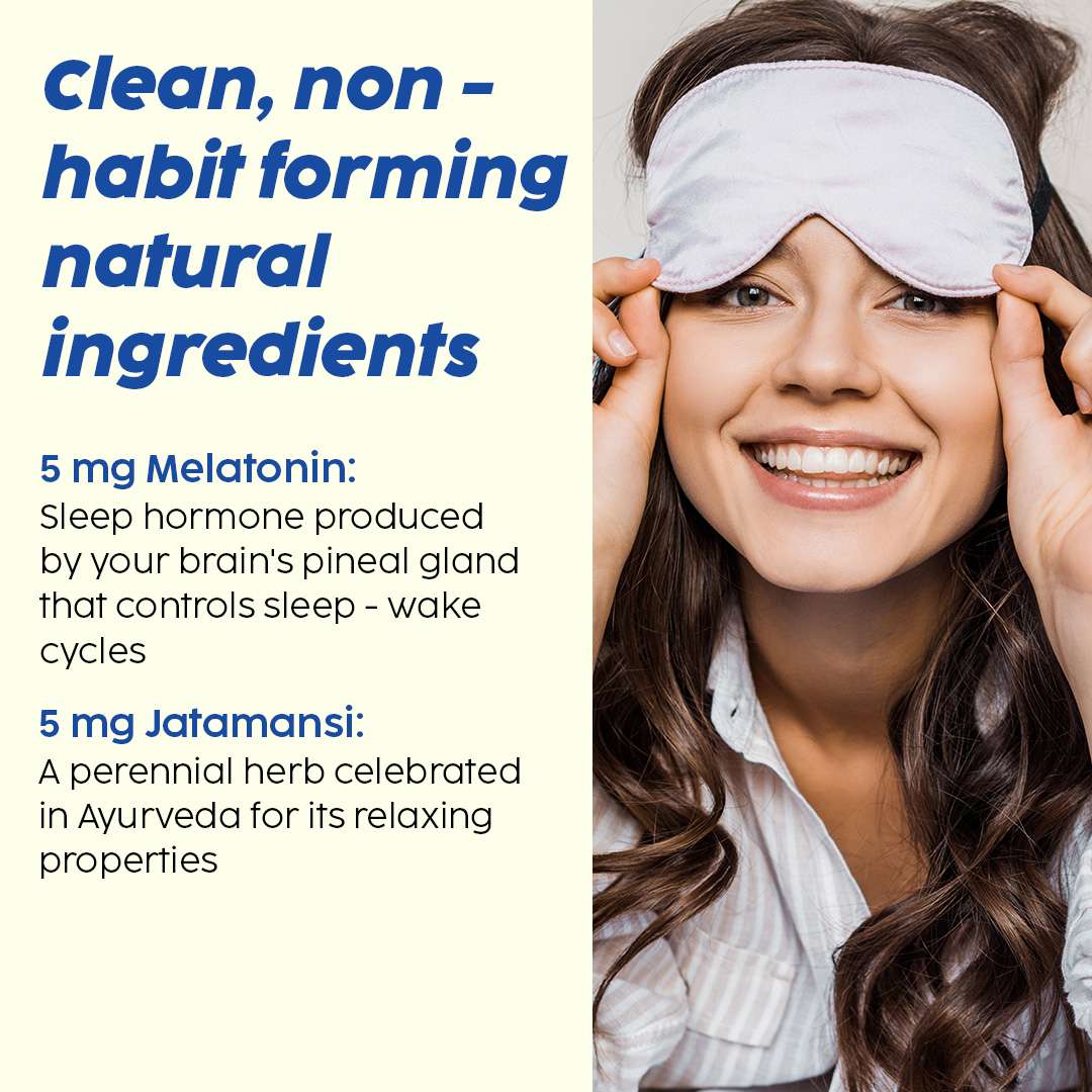 Buy Plix Deep Sleep Melatonin Tablets for Quality & Restful Sleep