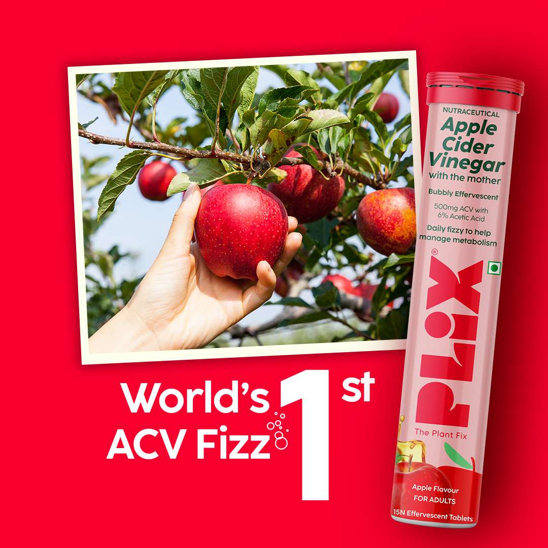 Buy Apple Cider Vinegar (ACV) Tablets For Weight loss - Plix