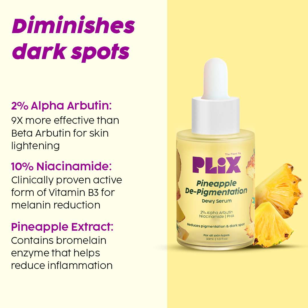 Buy Plix Pineapple Facewash & Serum combo pack for Health skin