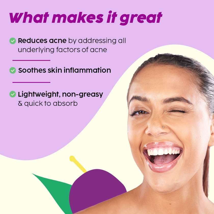 Buy Plix Niacinamide Moisturizer For Pimples, Active Acne & Oily Skin