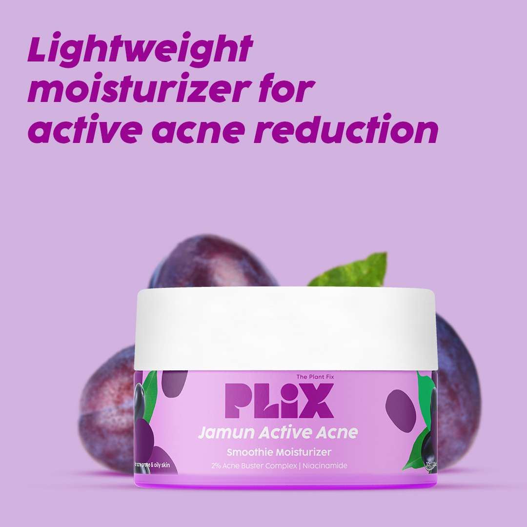 Buy Plix Niacinamide Moisturizer For Pimples, Active Acne & Oily Skin