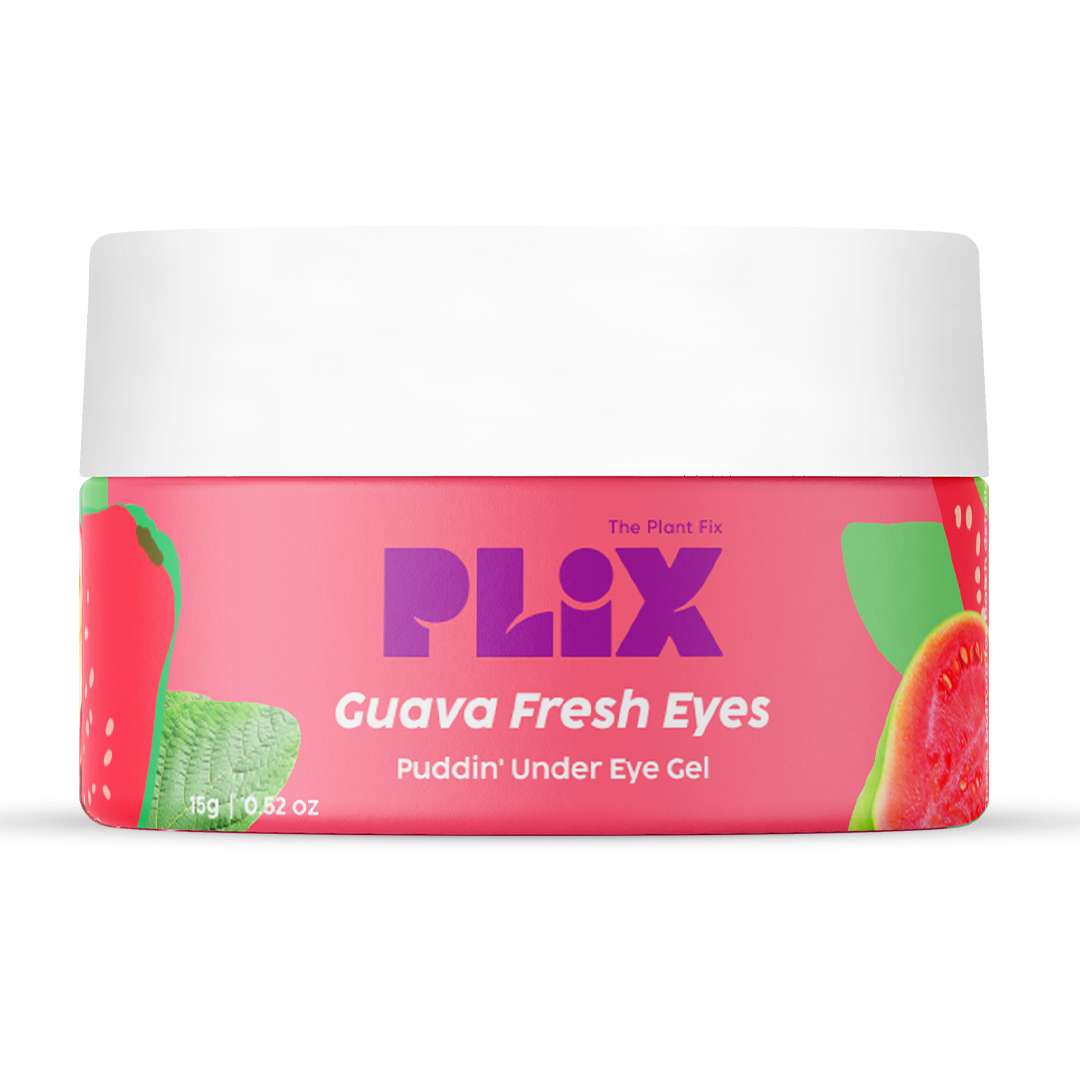 Buy Plix Guava Under Eye Gel for Dark Circles With 3% Niacinamide