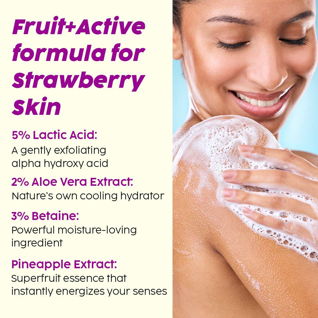 Buy pack of 2 Pineapple 5% Lactic Acid Body Wash - Plix