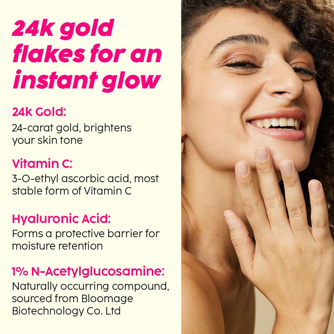 Shop the Luxurious 24k Gold Guava Face Serum for Glow|Plix