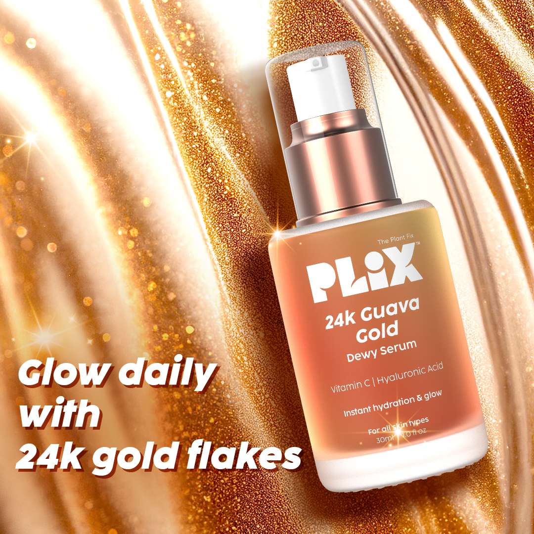 Shop the Luxurious 24k Gold Guava Face Serum for Glow|Plix