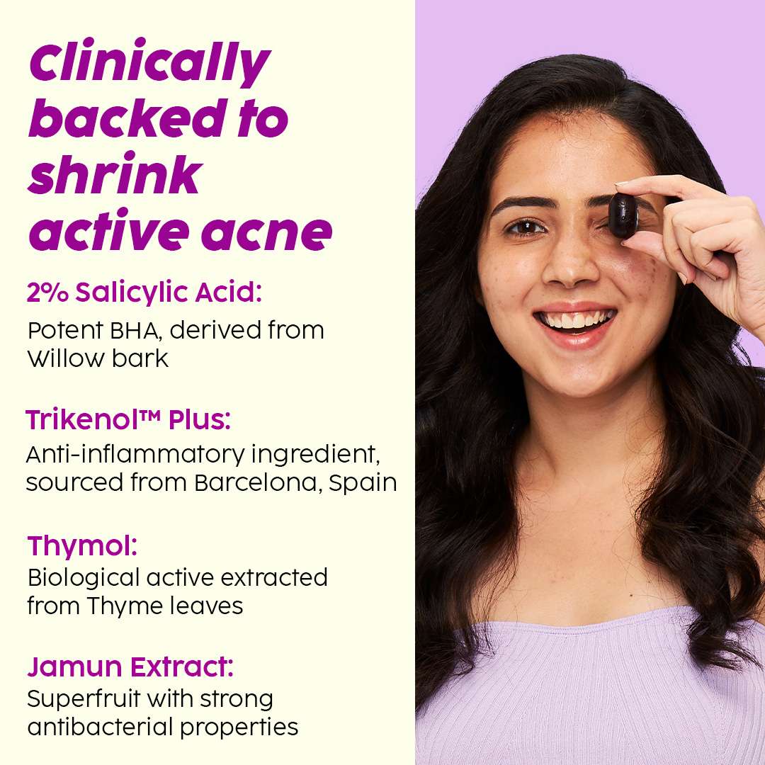 Buy Jamun Acne Spot Corrector Gel For Active Acne shop at Plix